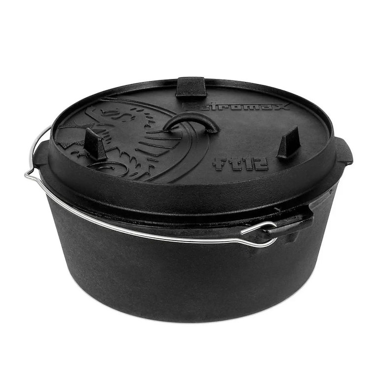 Petromax Dutch Oven lonac od livenog gvoždja s ravnim dnom FT12-T