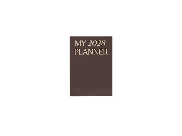 Planer 2026 - PickandNote, Braon