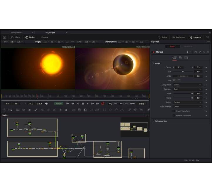 Blackmagic Fusion Studio Software DV-STUFUS