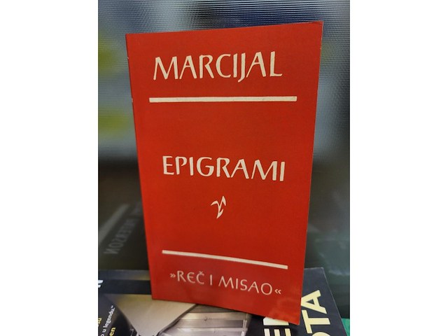 Marcijal Valerije EPIGRAMI