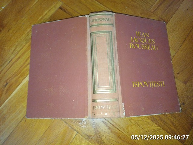 JEAN JACQUES ROUSSEAU, ISPOVIJESTI