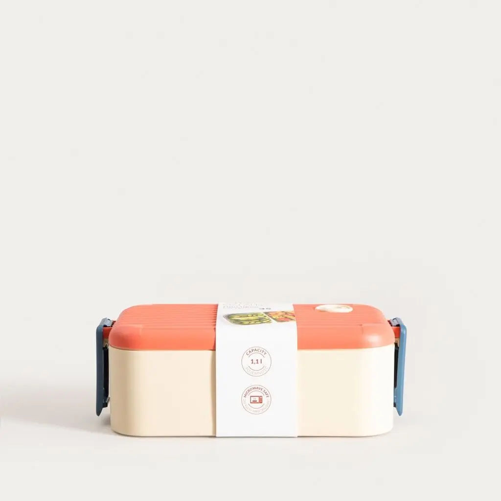 Homla Kutija za hranu Mafalda, 1,1 l, Krem-narandžasta