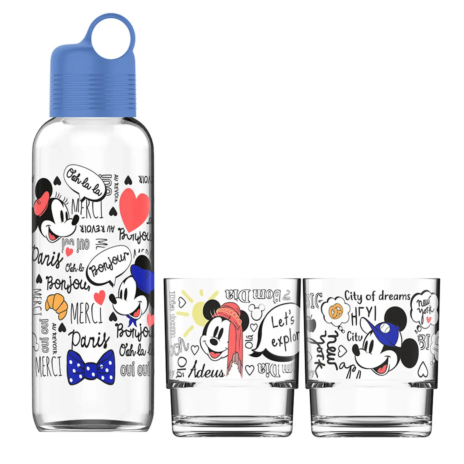 DISNEY Drinking set boca i 2 čaše