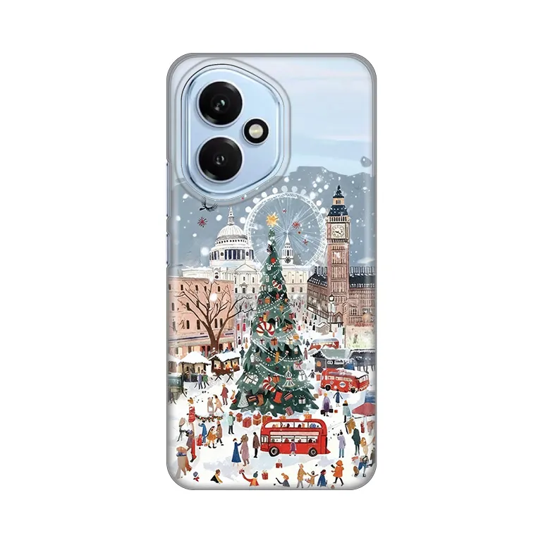 Maska Silikonska Print Skin za Honor 400 Christmas Town