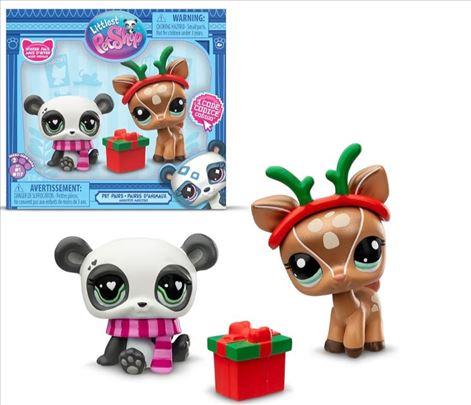 Littlest Pet Shop LPS novogodišnji set, novo