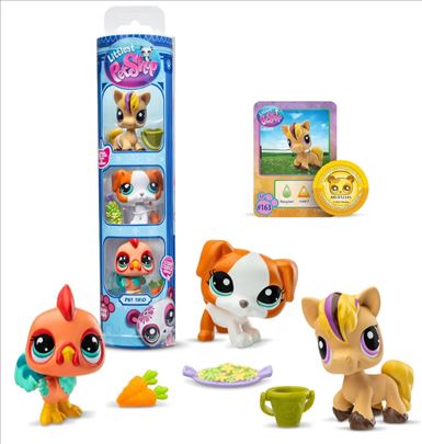 Littlest Pet Shop LPS Pet Trio set, novo