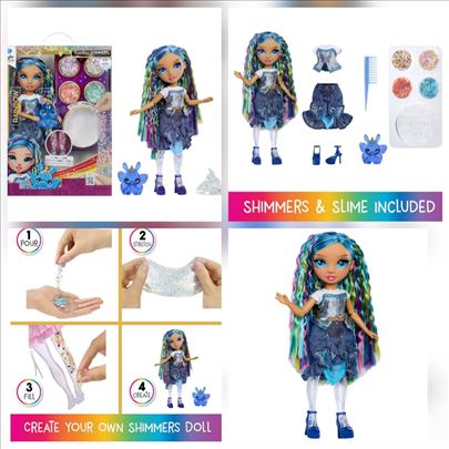 Rainbow High Shimmers with Slime Skyler set