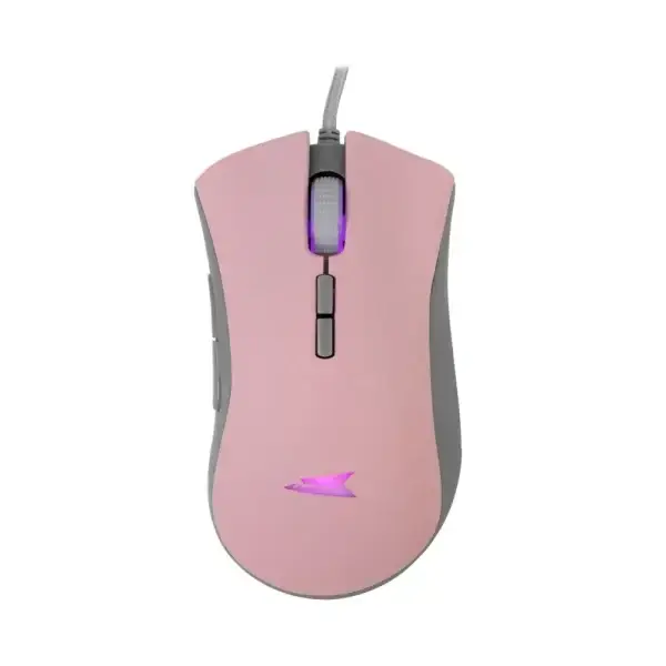 Miš Baracuda LOBSTER 6400DPI/7D/Optički/RGB/Pink