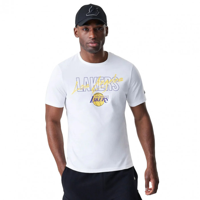 Los Angeles Lakers New Era Script White majica