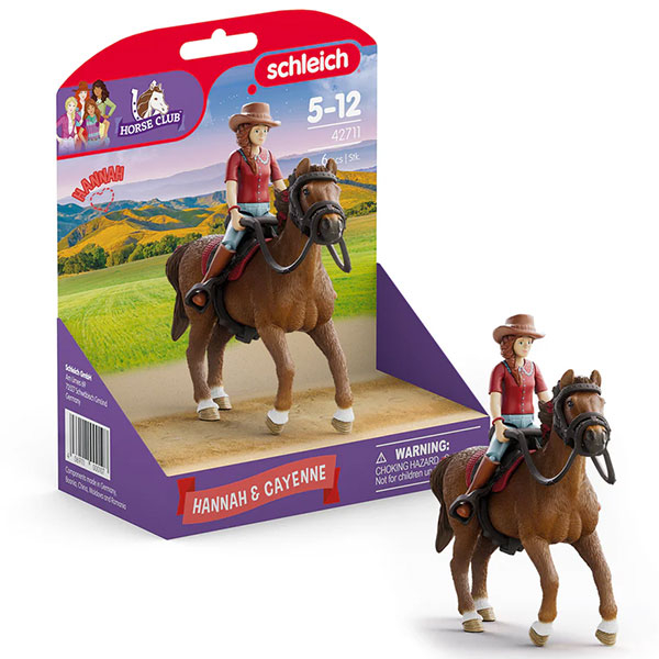 Schleich Horse Club Hannah & Cayenne 42711