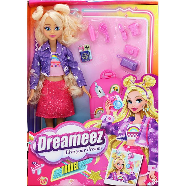 Dreameez Travel Set s lutkom FU10287