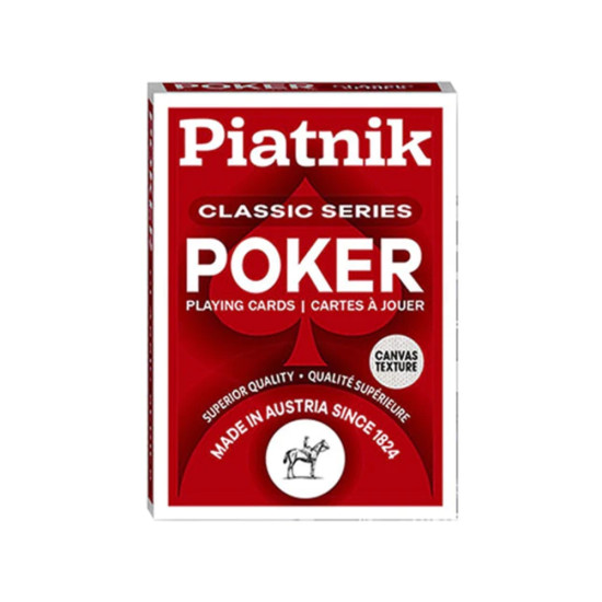 Karte Piatnik 1/1 classic poker 1393 canvas textura