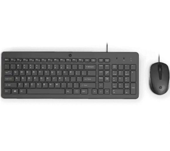HP - Tastatura+miš HP 150 žicni set/US/240J7AA/crna