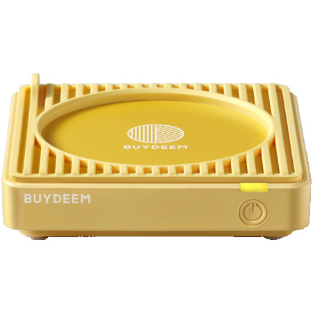 BUYDEEM Mugcoffee warmer, model OA2001, color Mellow Yellow ( OA2001-MY )