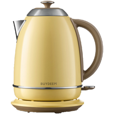BUYDEEM Electric Kettle, model K640, color Mellow Yellow, EU ( K640-MYEU )