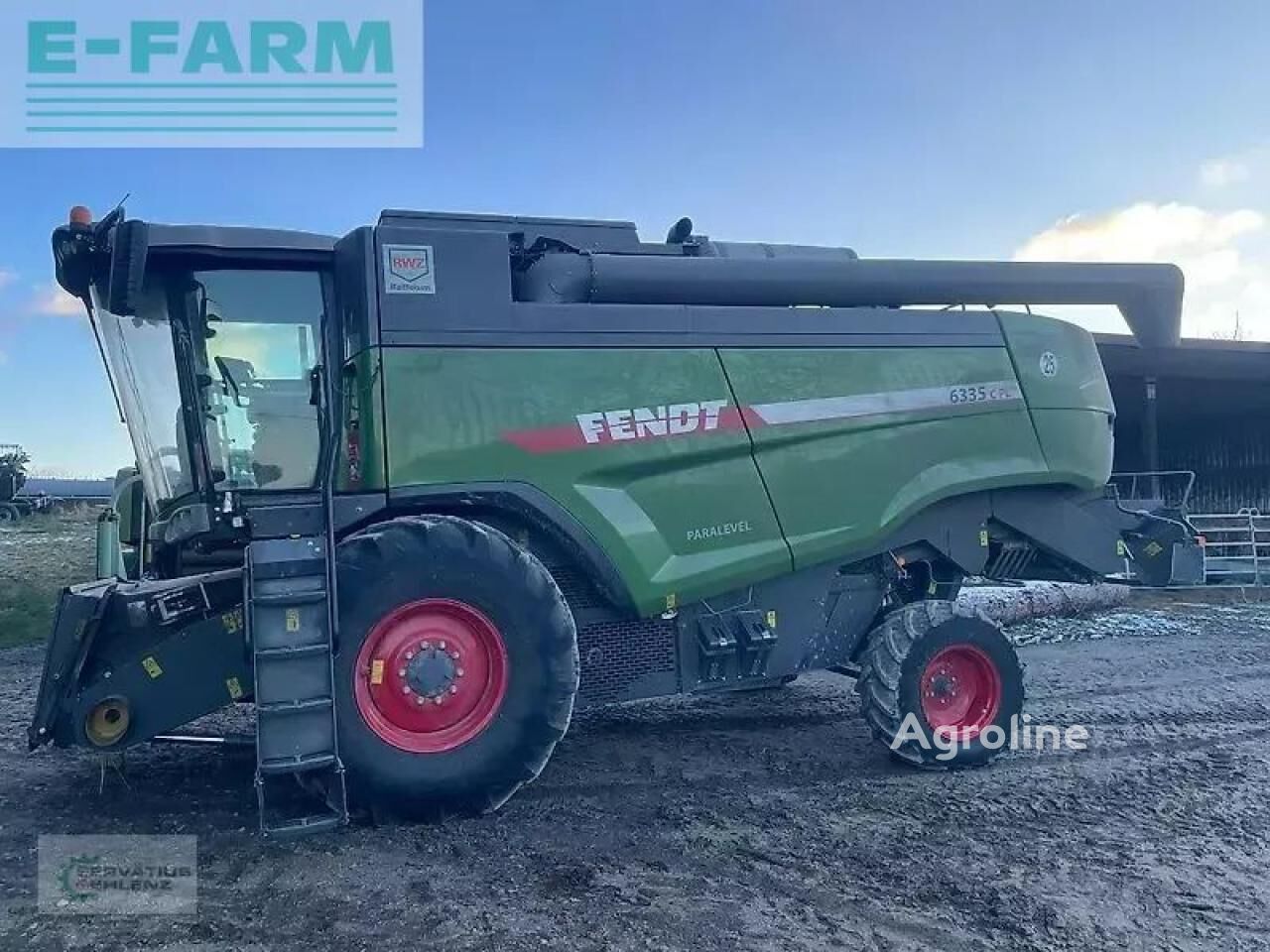 Fendt 6335 c pl hangmaschine + powerflow kombajn za žito