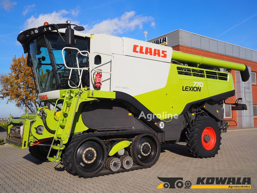Claas 770TT 4x4 + V1200 kombajn za žito