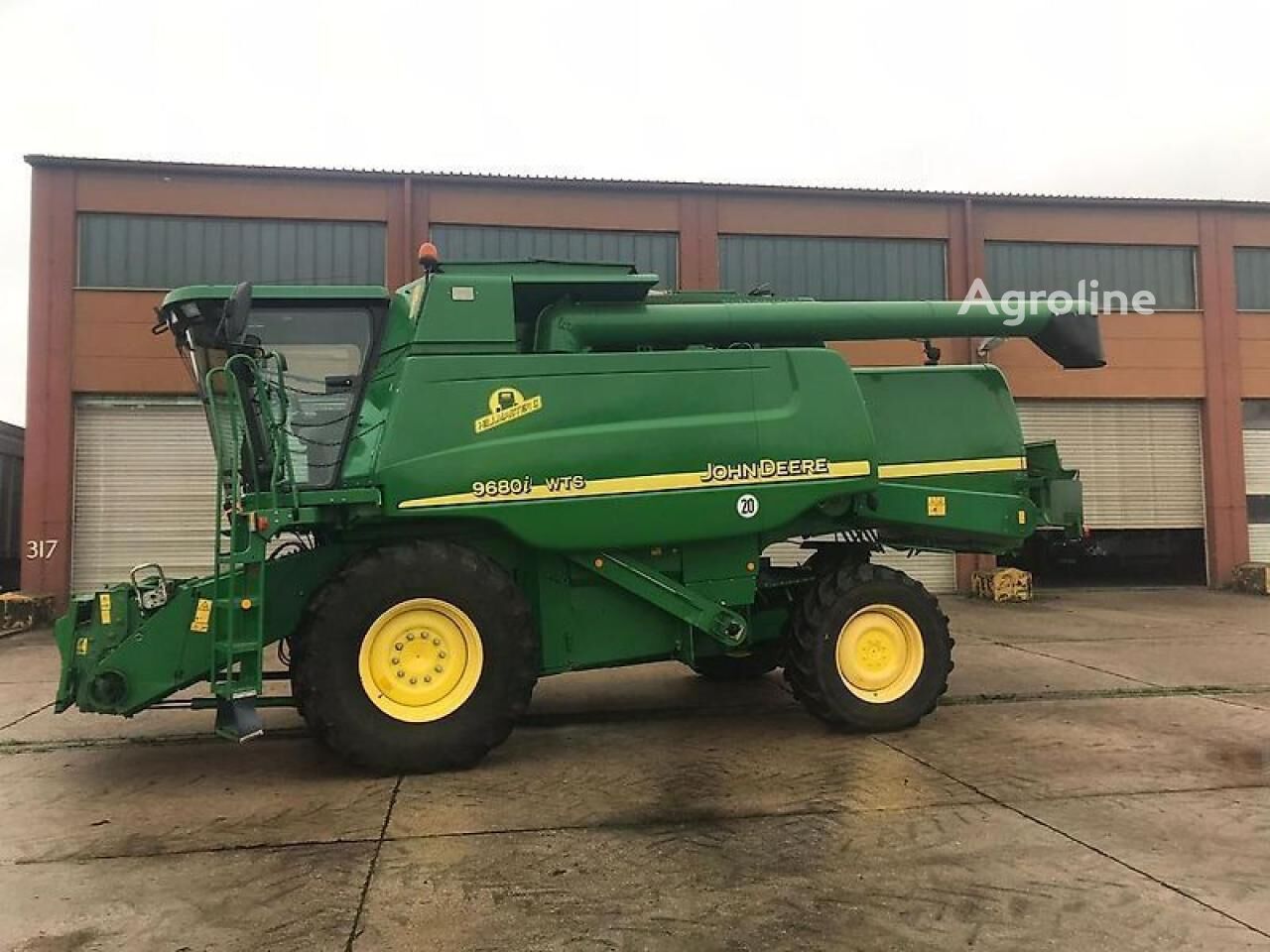 John Deere 9680i wts hillmaster kombajn za žito