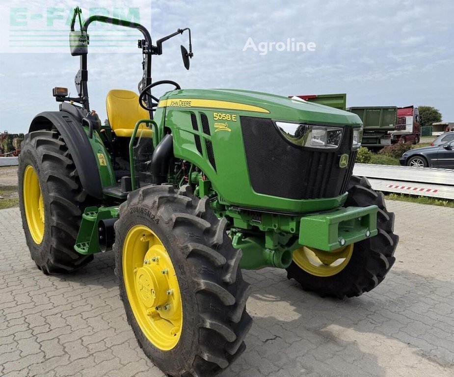 John Deere 5058e ohne kabine traktor točkaš