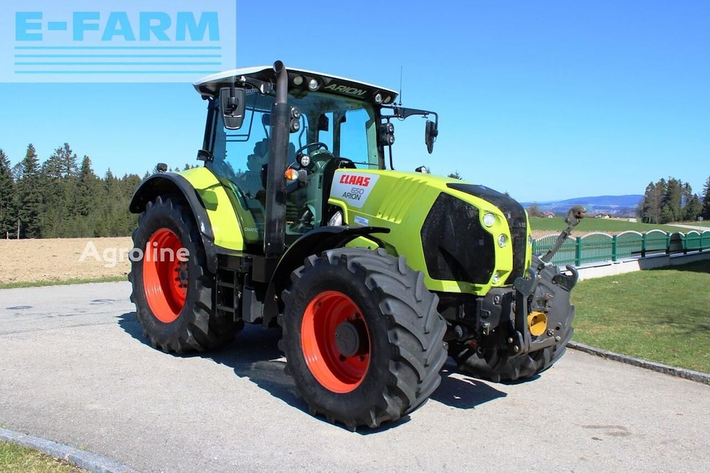 Claas arion 650 cmatic CMATIC traktor točkaš
