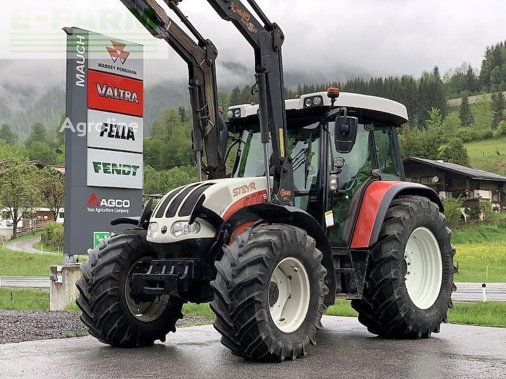 Steyr 9105 mt + hauer fl traktor točkaš
