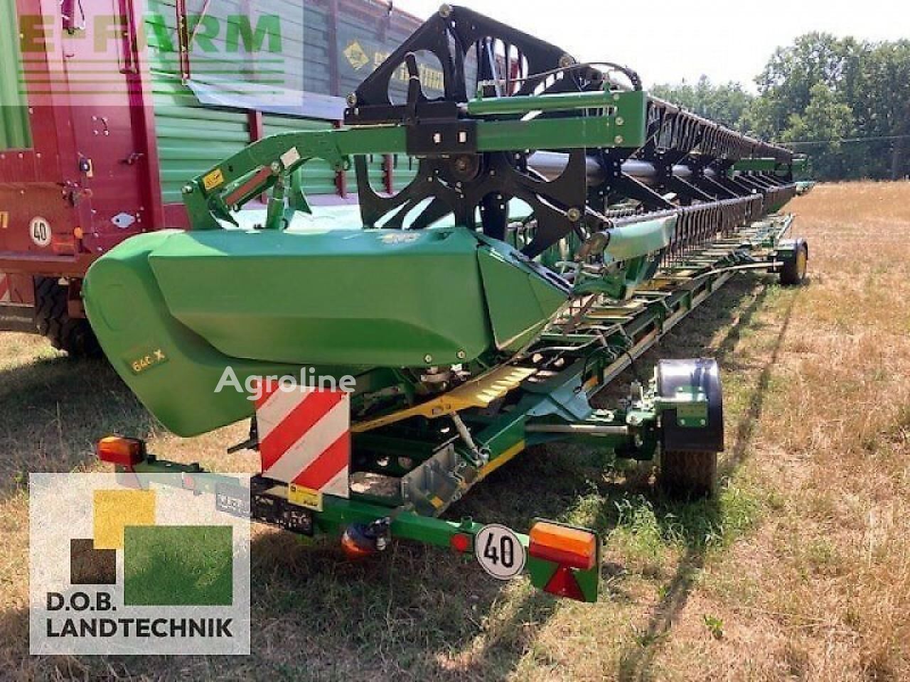 John Deere 640x mit schneidwerkswagen adapter za žito