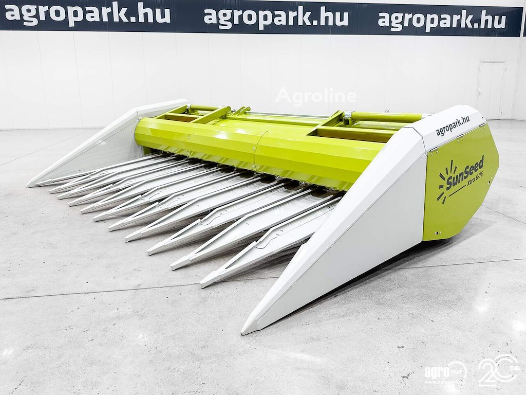 Novi SunSeed Xtra 6-75 UNUSED 4,5 m, 6 row (75 cm), row independent sunflower adapter za žito