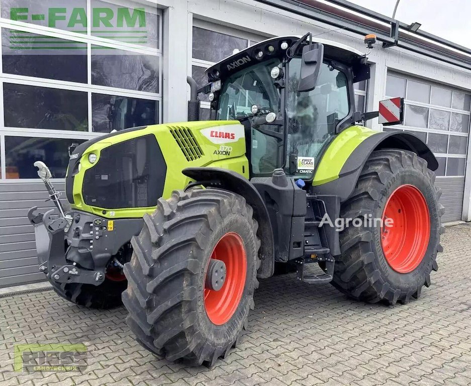 Claas axion 870 cmatic cebis cemis mc traktor točkaš