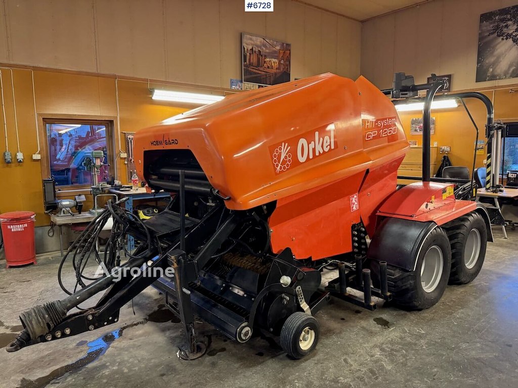 Orkel GP1260 balirka za okrugle bale