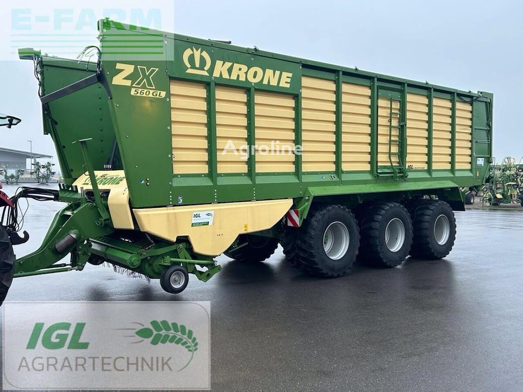 Krone zx 560 gl samoutovarna prikolica