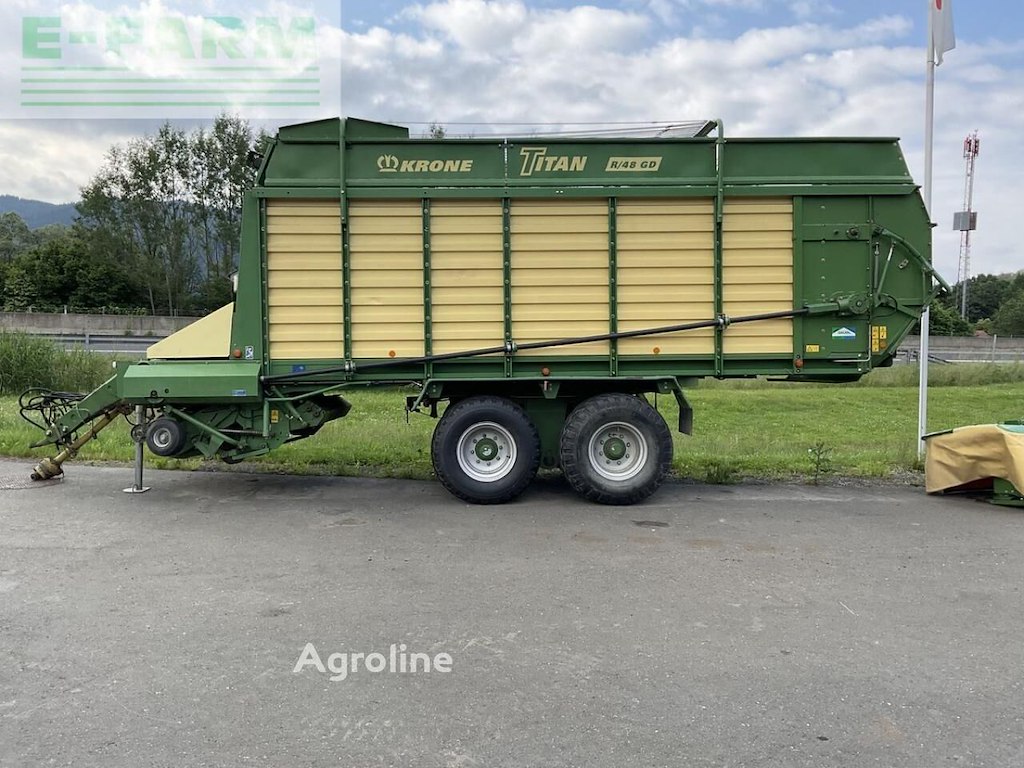 Krone ladewagen titan r 48/gd samoutovarna prikolica