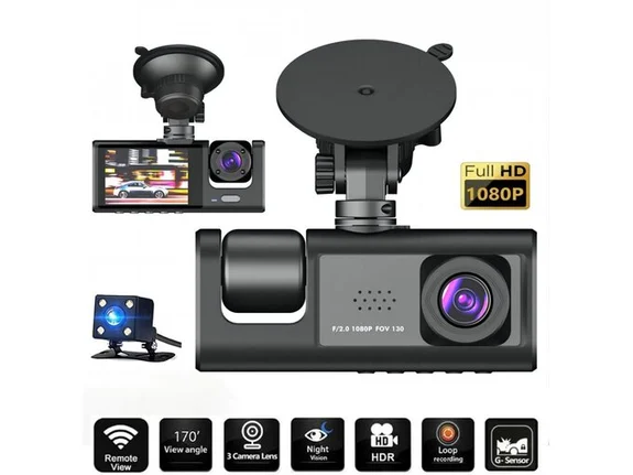 Kamera za Auto DashCam S1 JWD 1080P crna