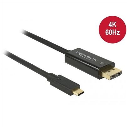 DeLock USB type-C displayport kabl 4K 3m DK