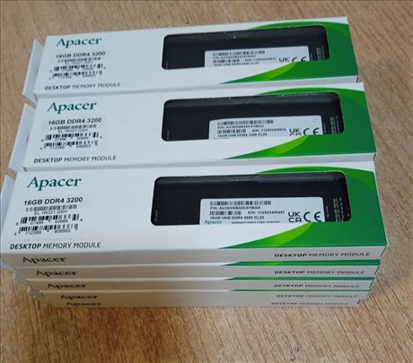 16Gb DDR4 3200 Apacer 1x16Gb - novo neotpakovano