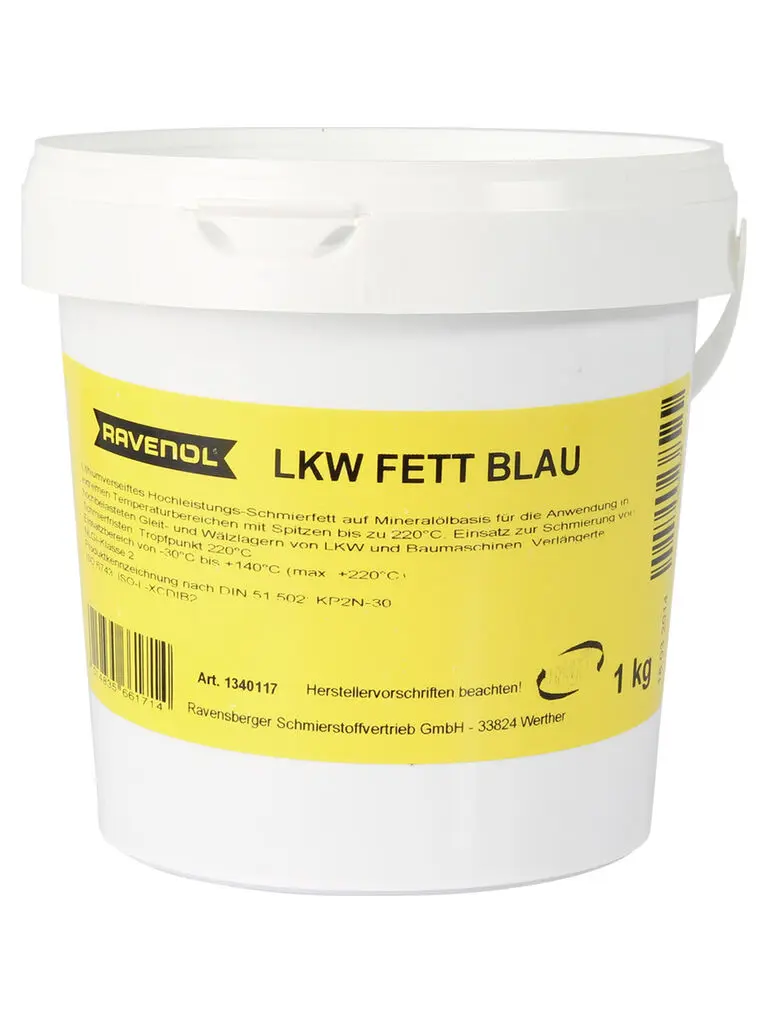 Ravenol Mast za podmazivanje LKW Fett Blau, 1 kg