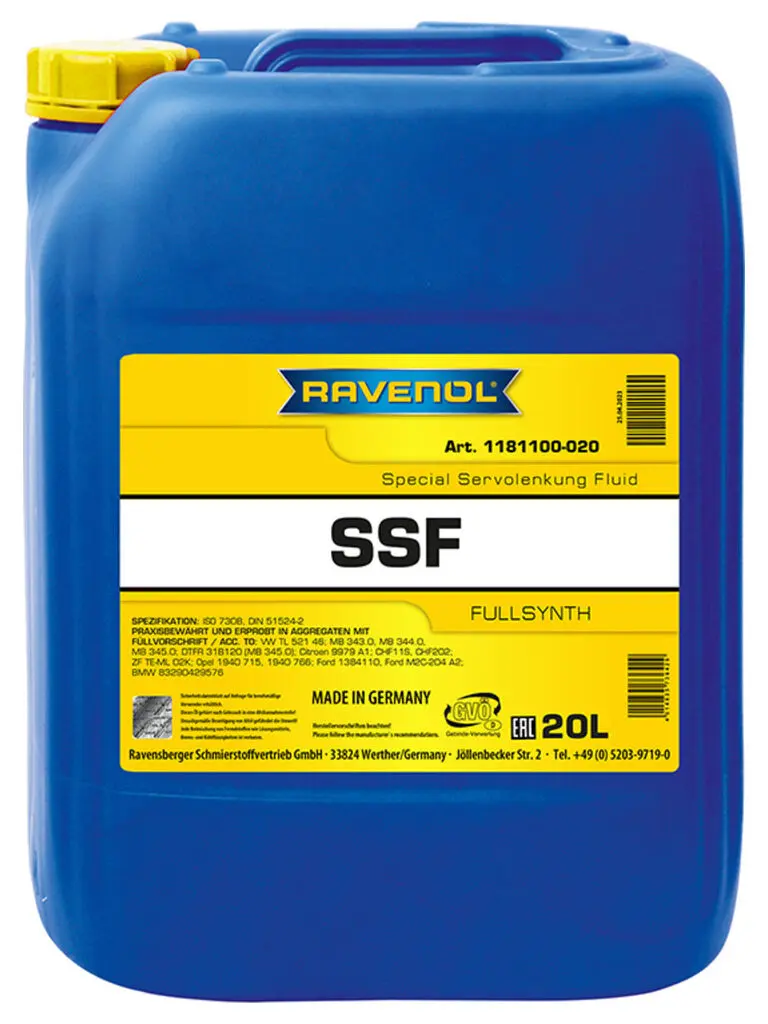 Ravenol Tečnost za servo upravljač SSF Special Servolenkung Fluid, 20 l