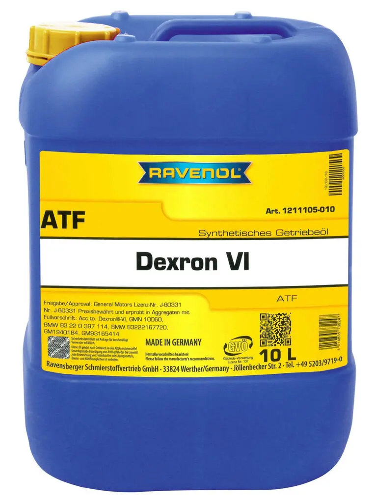Ravenol Ulje za automatske menjače AKPP ATF Dexron VI, 10 l