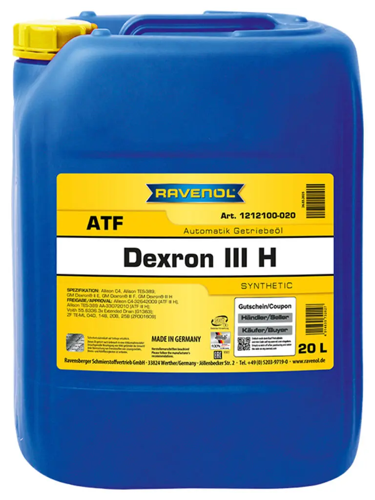 Ravenol Ulje za automatske menjače ATF Dexron III H, 20 l