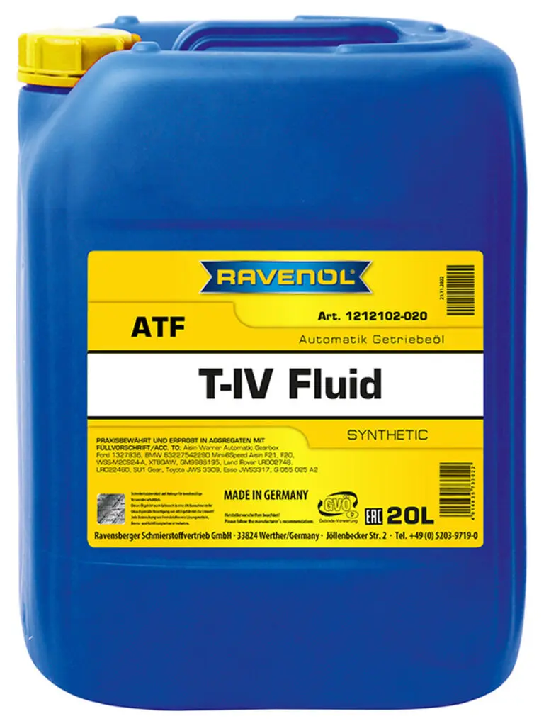 Ravenol Ulje za automatske menjače ATF T-IV Fluid, 20 l