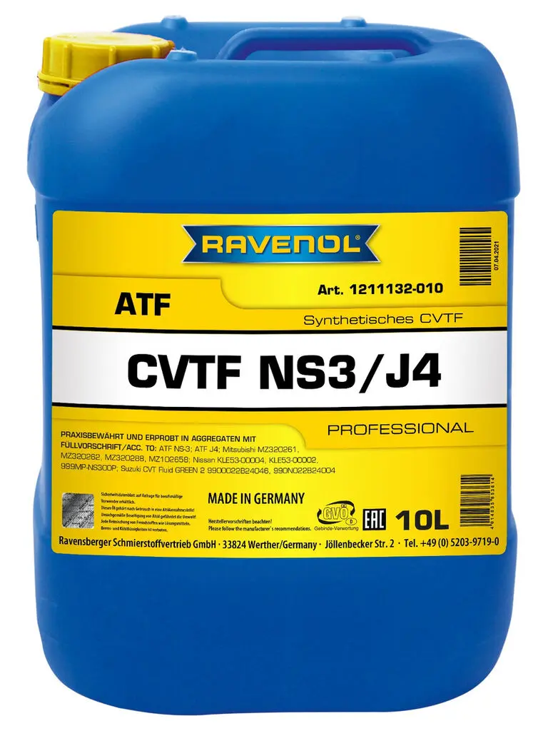 Ravenol Ulje za automatske menjače CVTF NS3/J4 Fluid, 10 l