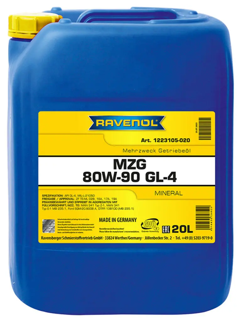 Ravenol Ulje za menjače MZG 80W-90, 20 l