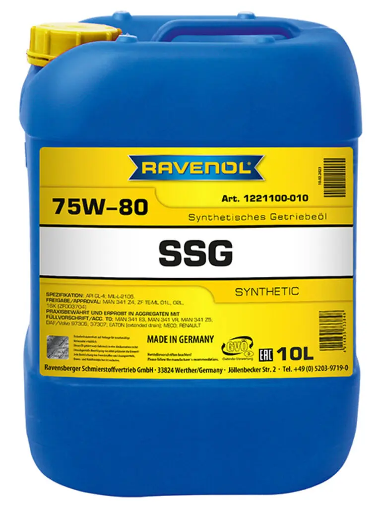 Ravenol Ulje za menjače SSG 75W-80, 10 l