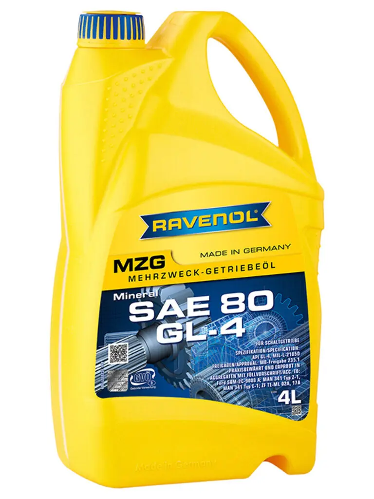 Ravenol Ulje za menjače Getriebeoel MZG SAE 80 GL-4, 4 l