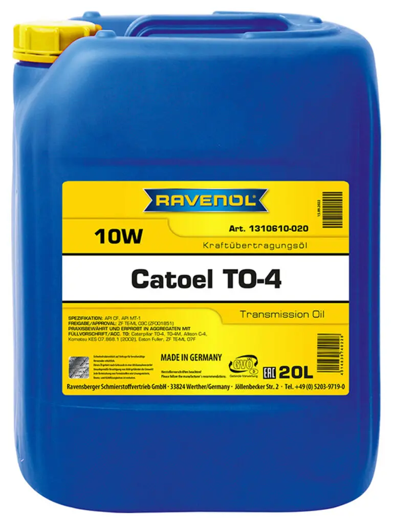 Ravenol Ulje za menjače Catoel TO-4 SAE 10W, 20 l