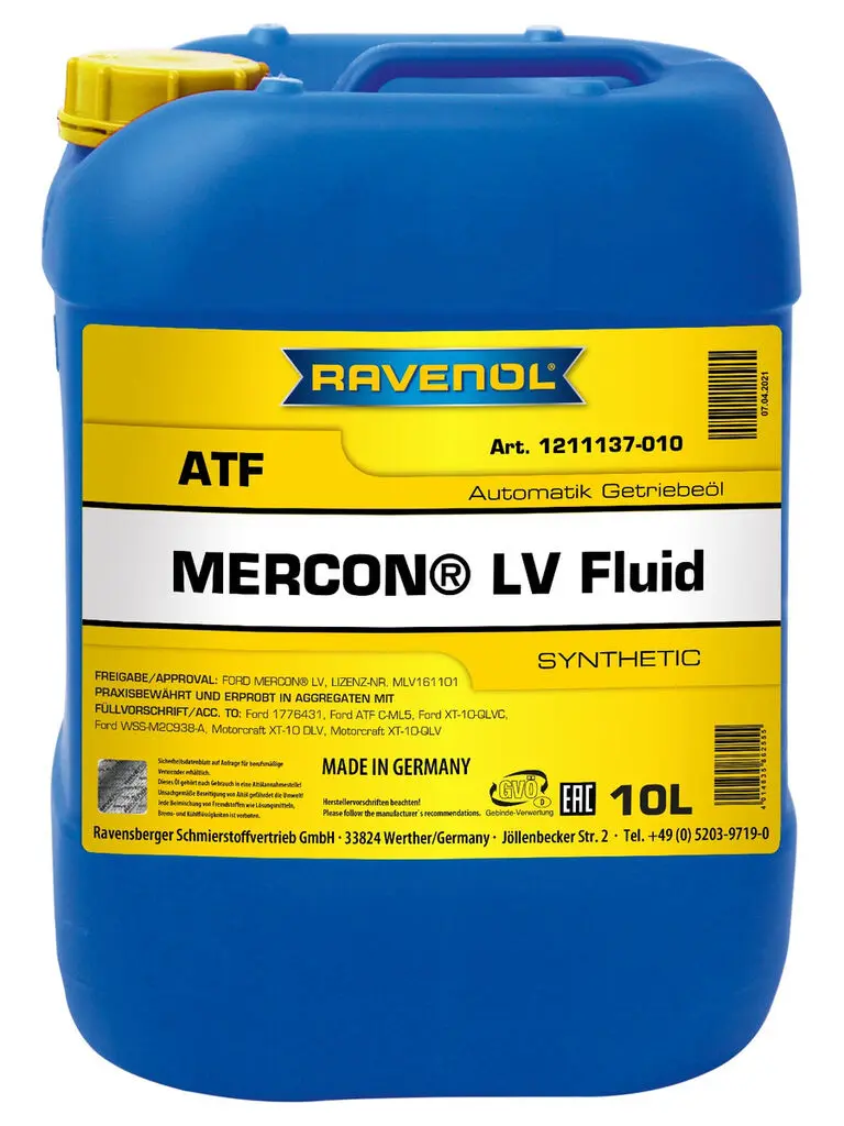 Ravenol Ulje za menjače Mercon LV, 10 l