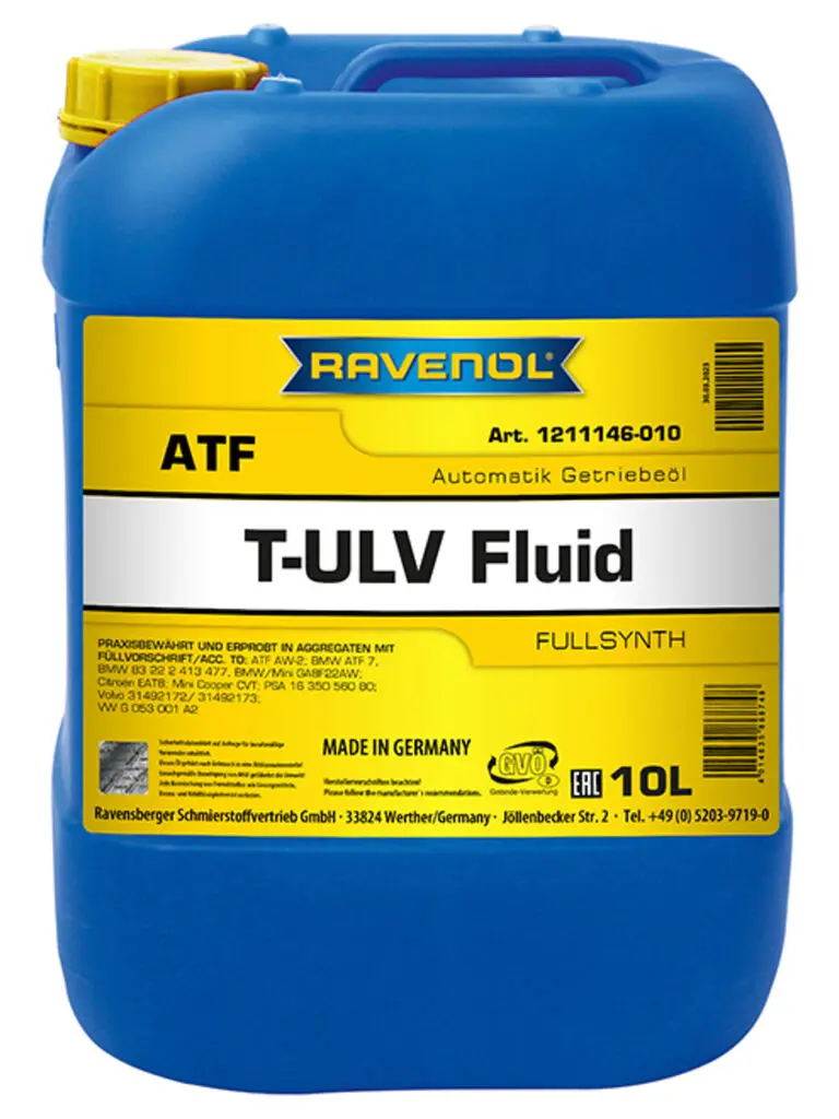 Ravenol Ulje za automatske menjače ATF T-ULV Fluid, 10 l