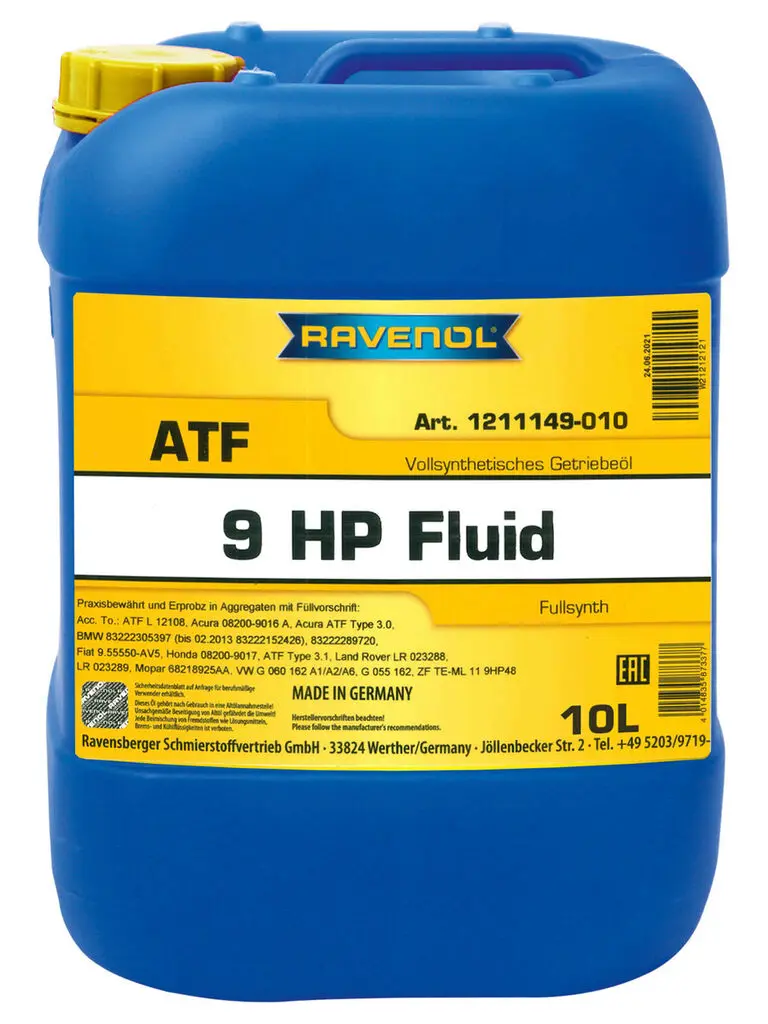 Ravenol Ulje za menjače ATF 9HP Fluid, 10 l
