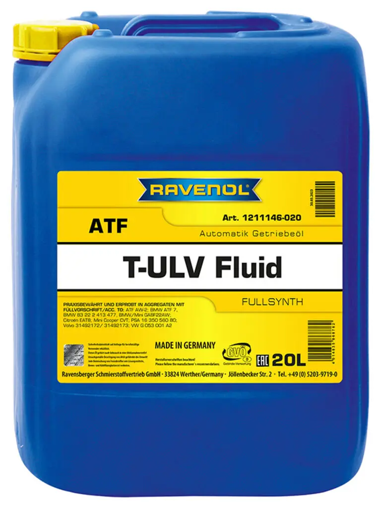 Ravenol Ulje za automatske menjače ATF T-ULV Fluid, 20 l