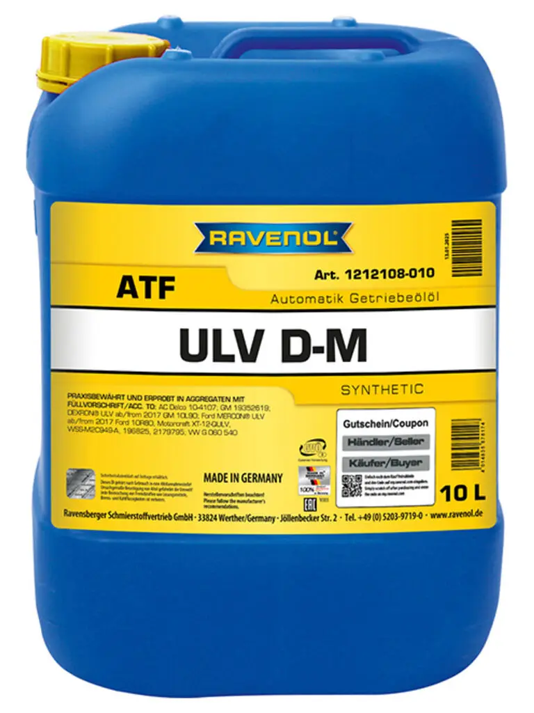 Ravenol Ulje za automatske menjače ATF ULV D-M, 10 l