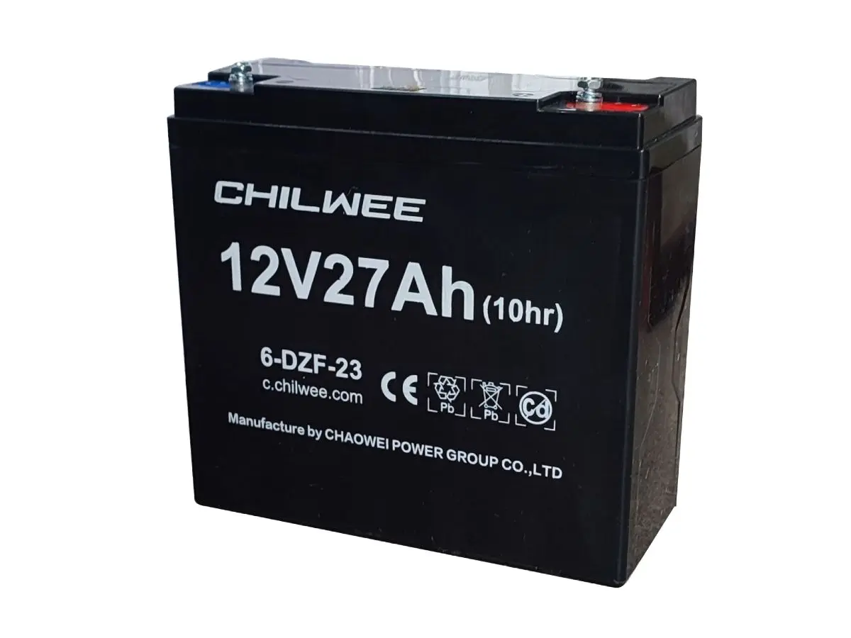 Chilwee Baterija za električni bicikl Black Gold Series, 12V, 27Ah